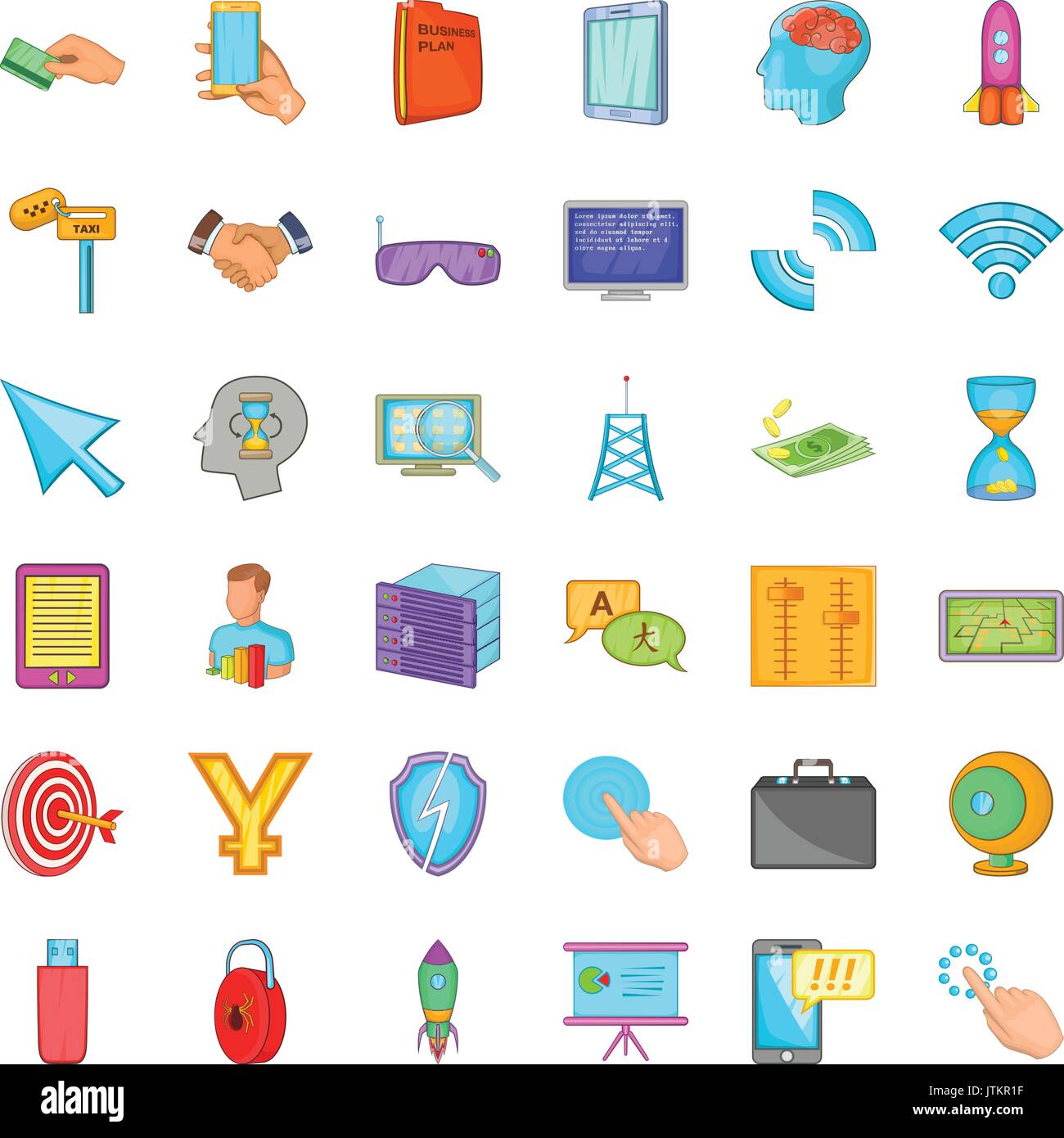 Web designer icons set, cartoon style Stock Vector Image & Art - Alamy