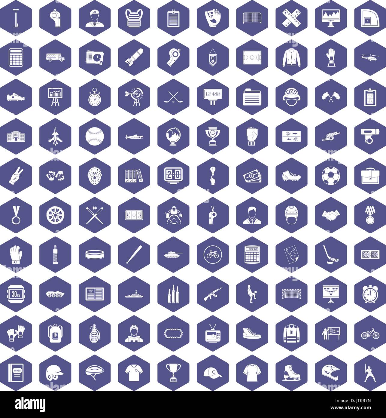 100 mens team icons hexagon purple Stock Vector Image & Art - Alamy