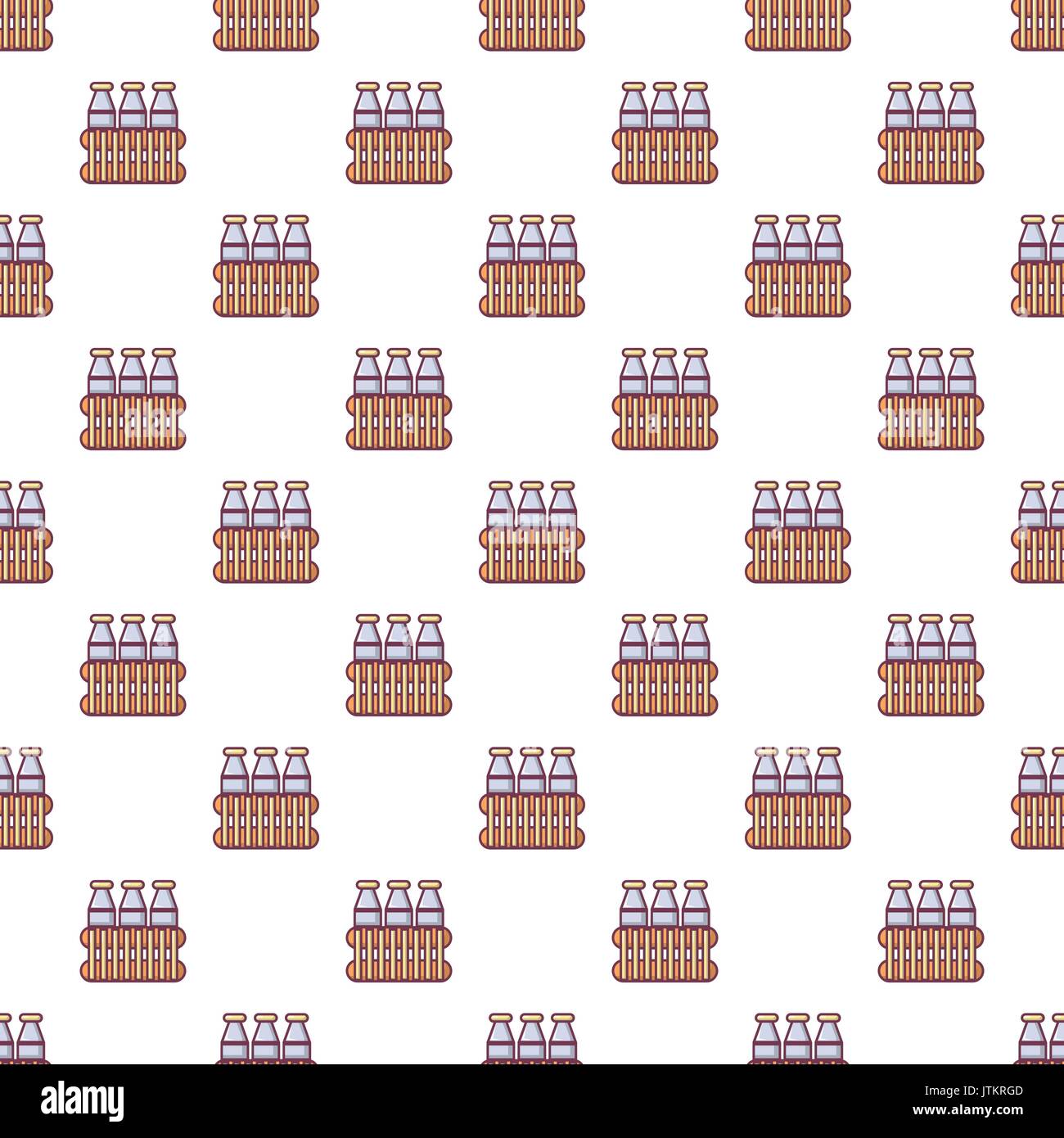 Bottles Of Milk Pattern Seamless Stock Vector Image And Art Alamy