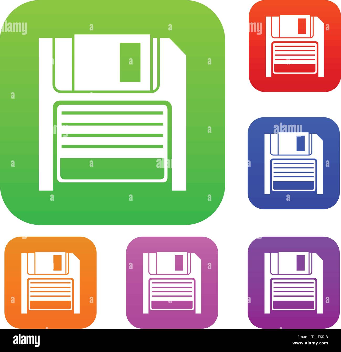 Magnetic diskette set collection Stock Vector Image & Art - Alamy