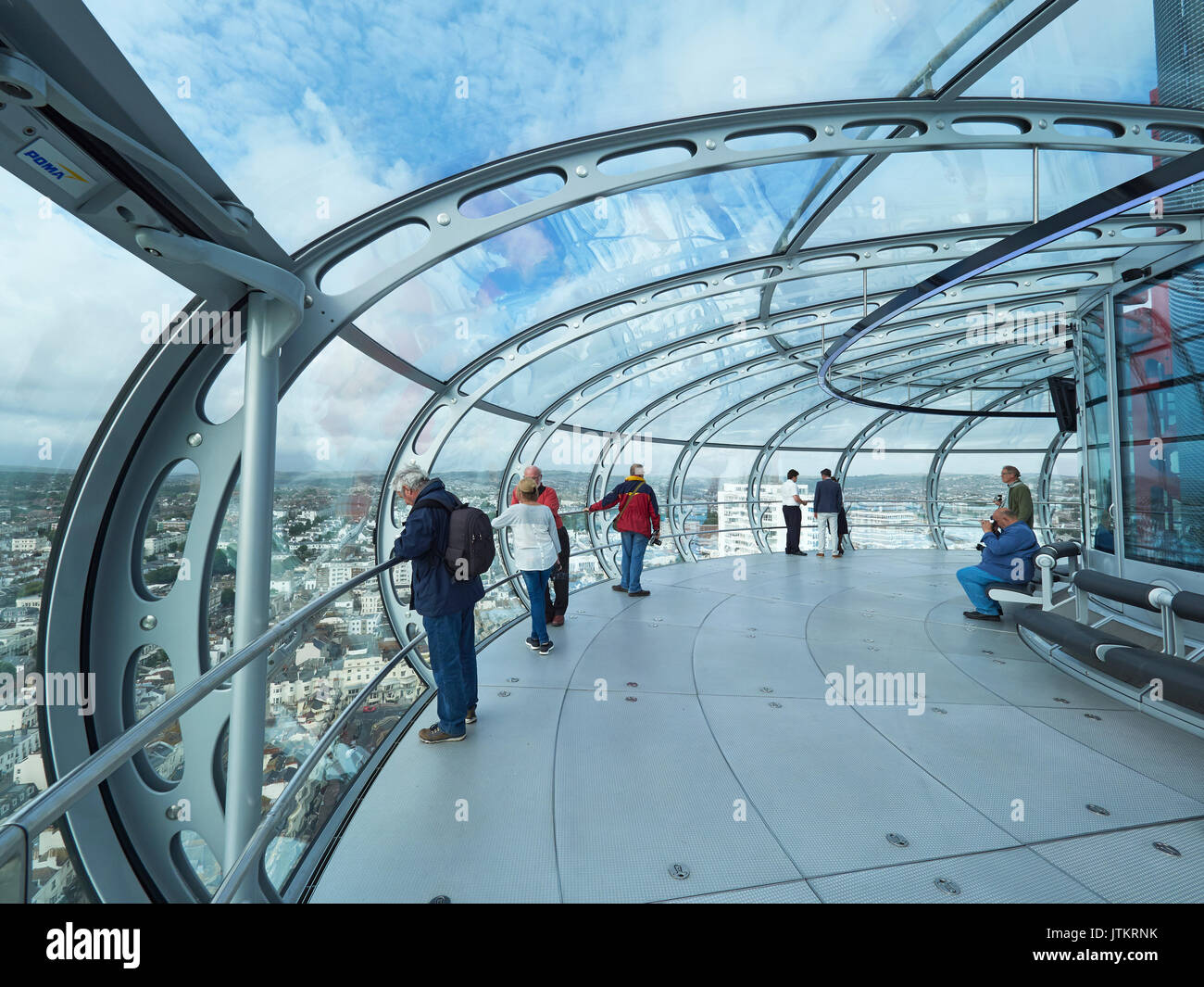 Brighton and the British Airways i360 moving observation tower tallest ...