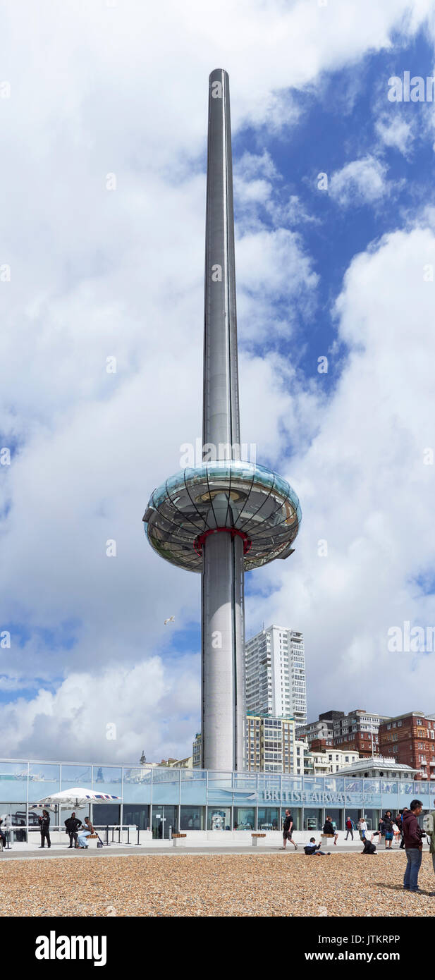 Brighton and the British Airways i360 moving observation tower tallest ...