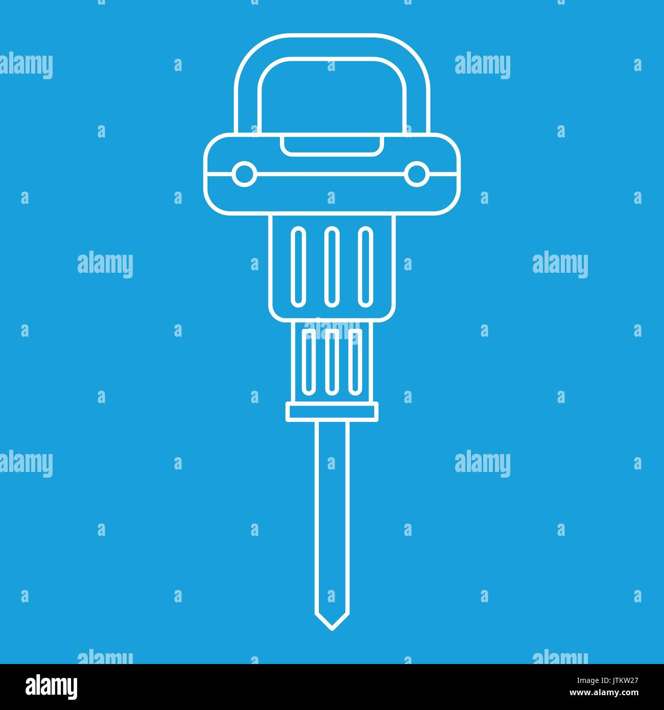 Pneumatic hammer icon outline Stock Vector Image & Art - Alamy