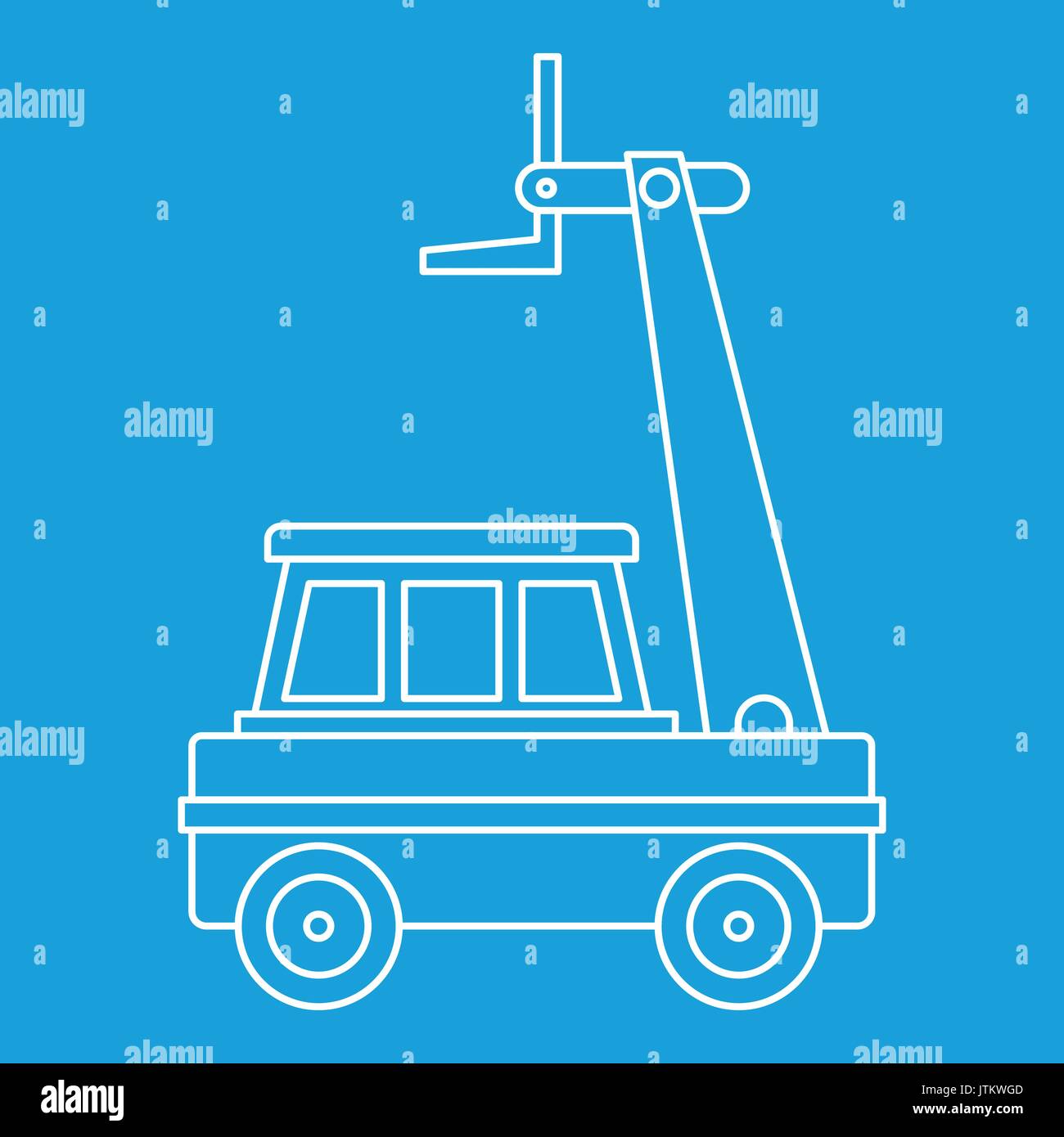 Cherry picker icon outline Stock Vector Image & Art - Alamy