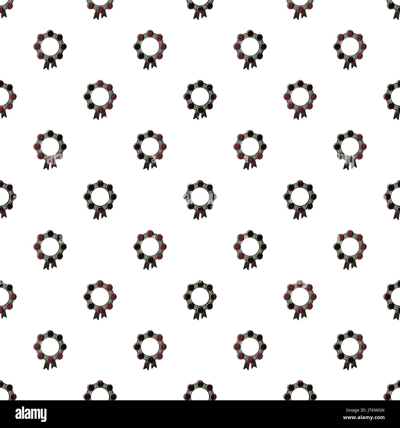 Funeral wreath pattern seamless Stock Vector Image & Art - Alamy