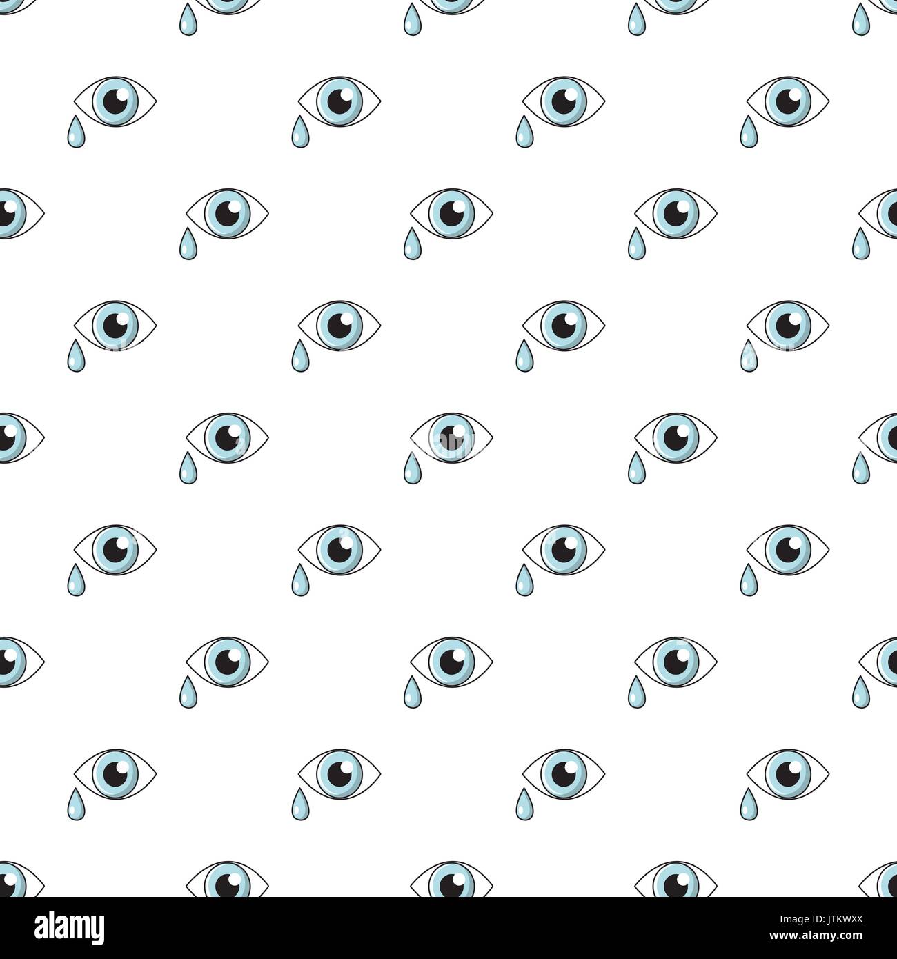 Crying eye pattern seamless Stock Vector Image & Art - Alamy