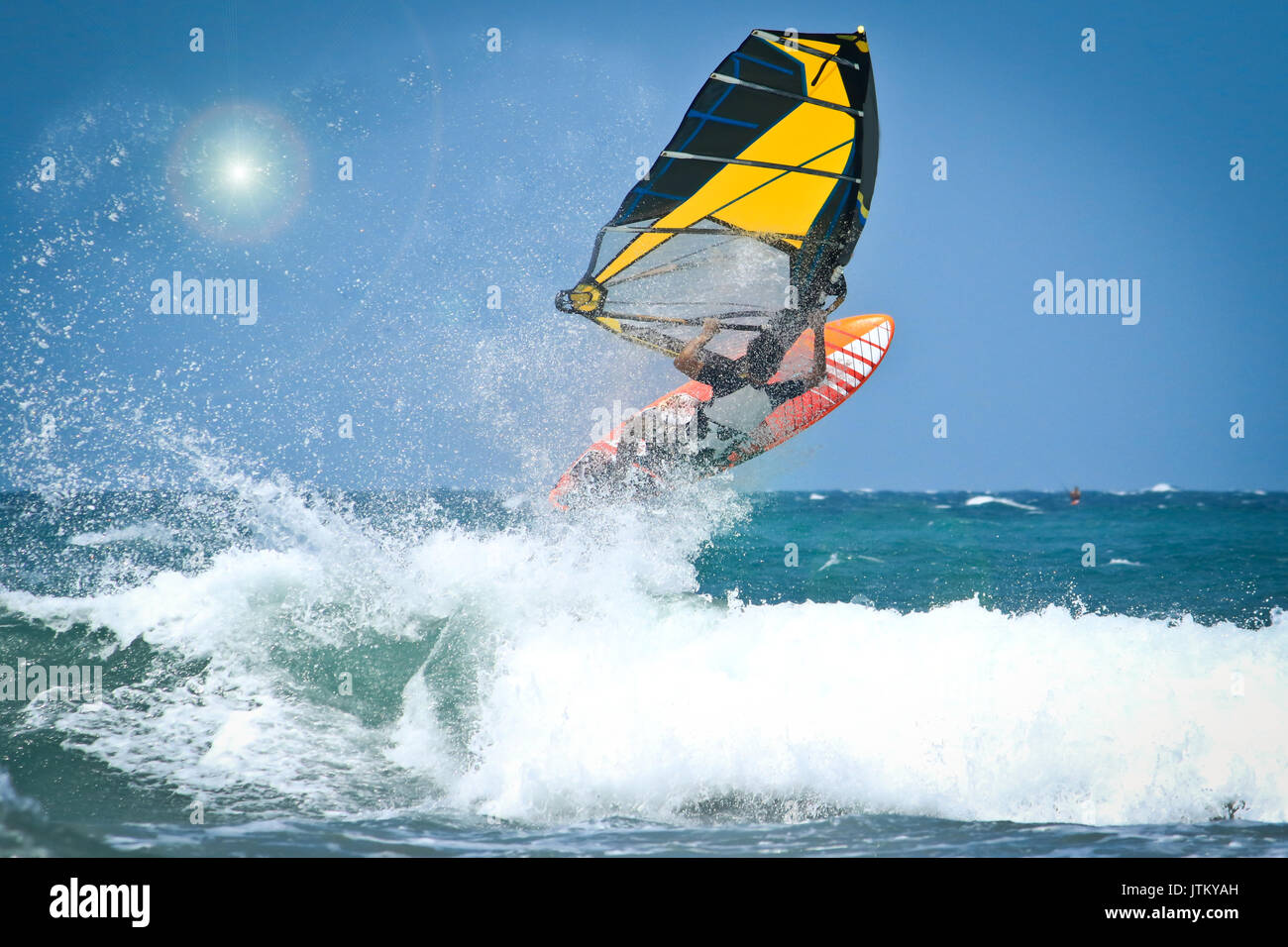 Mistral windsurfing hi-res stock photography and images - Alamy