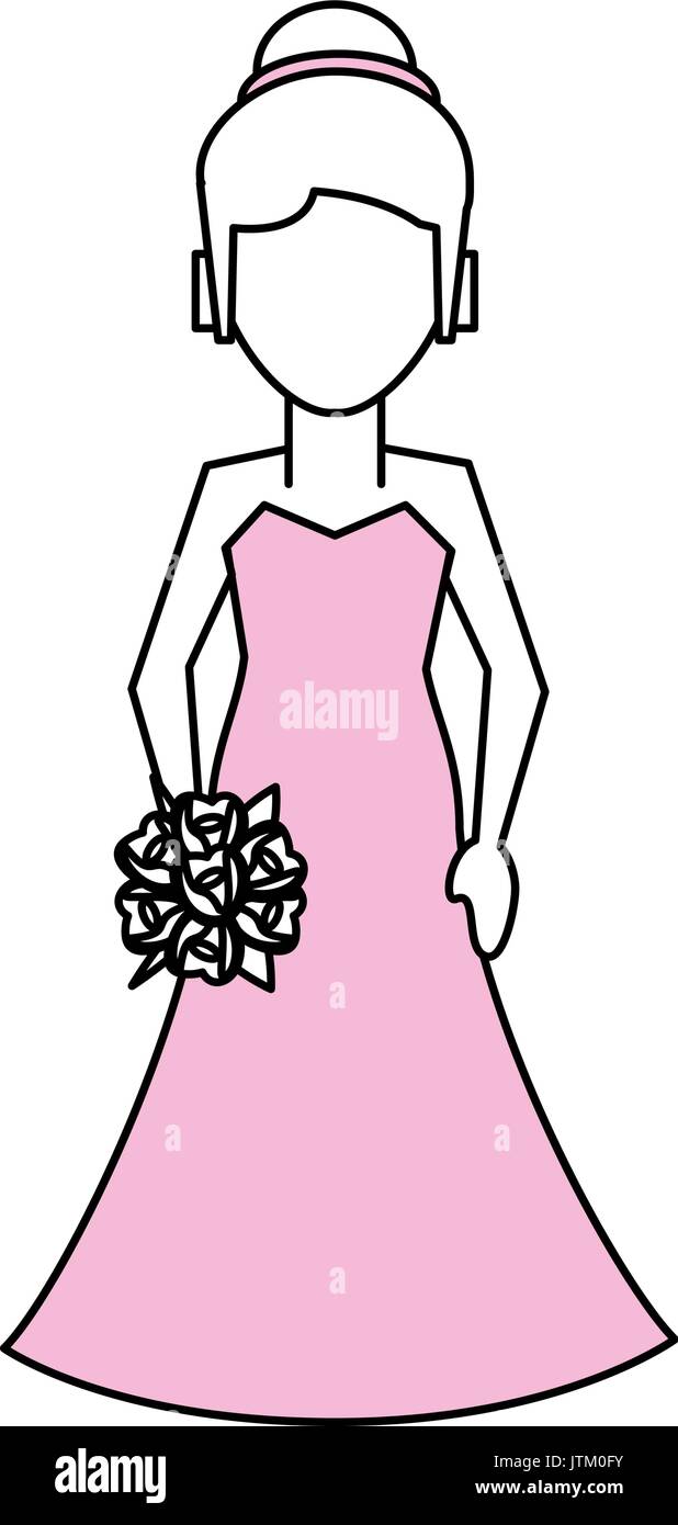 bride vector illustration Stock Vector Image & Art - Alamy