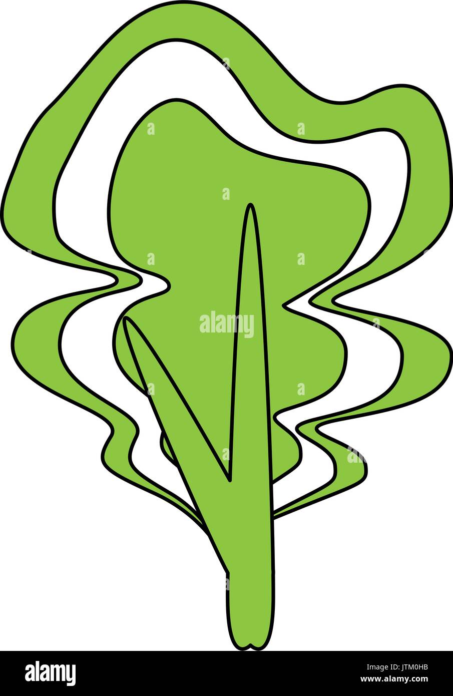 spinach vector illustration Stock Vector Image & Art - Alamy