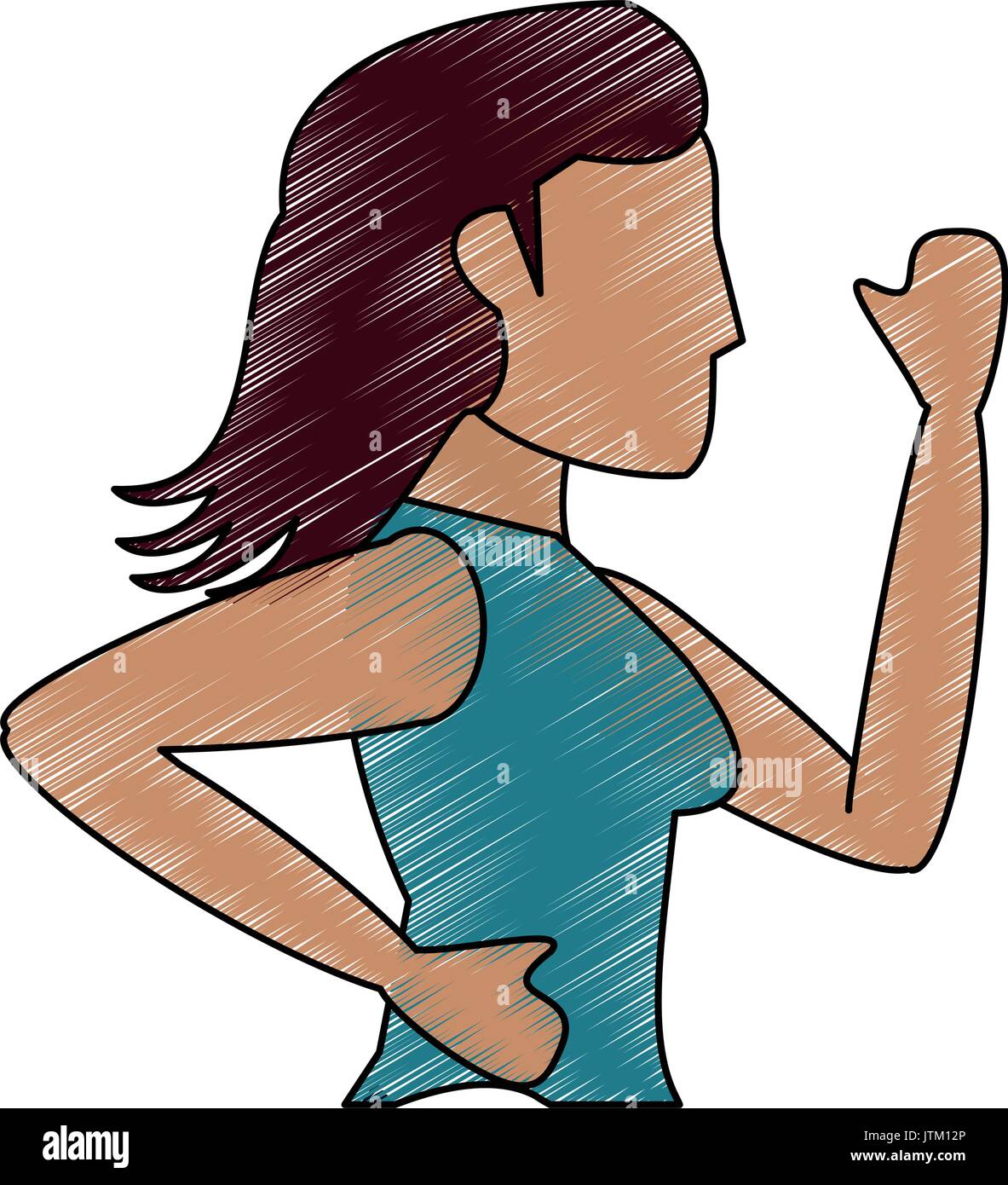 woman vector illustration Stock Vector Image & Art - Alamy