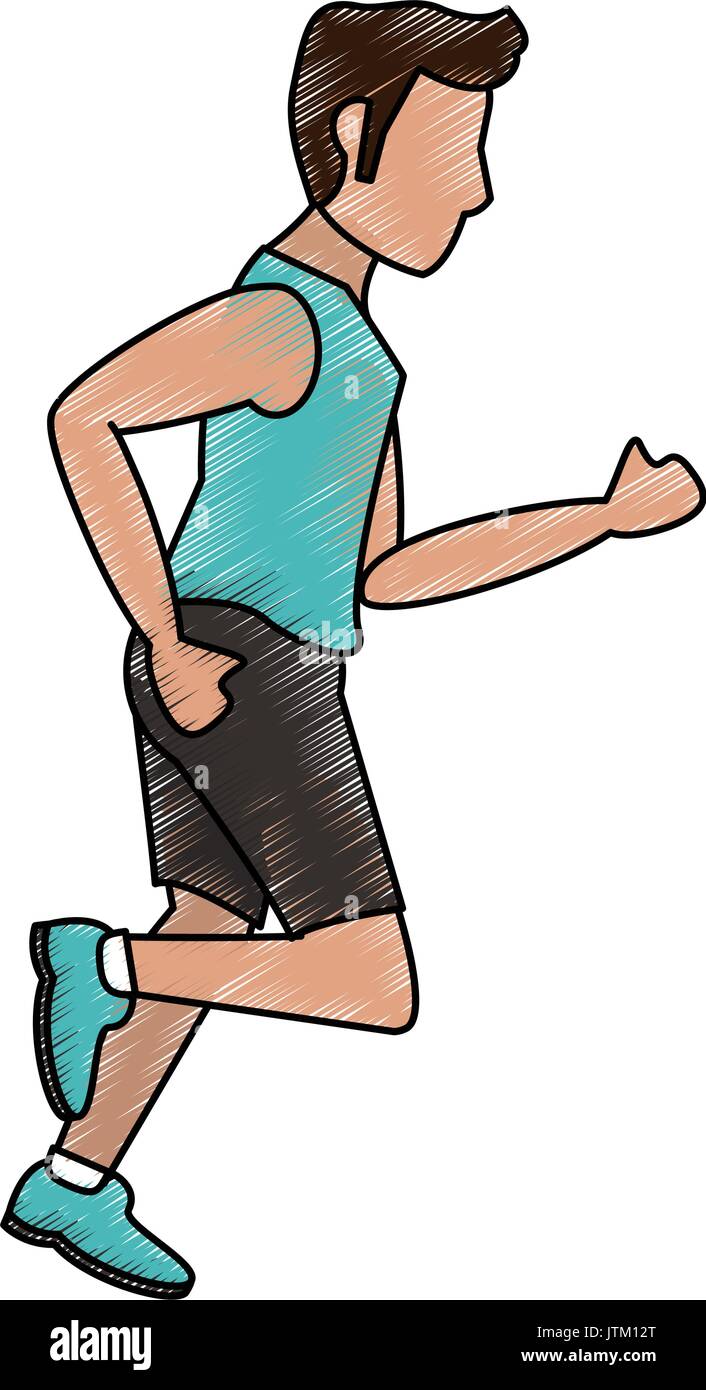 running man vector illustration Stock Vector Image & Art - Alamy