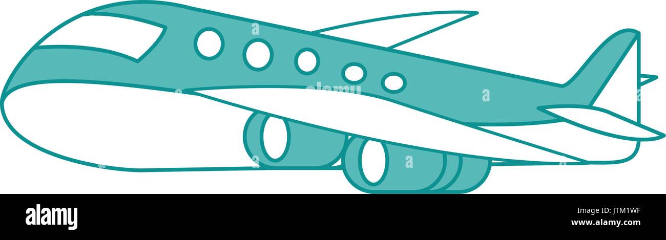 airplane vector illustration Stock Vector Image & Art - Alamy