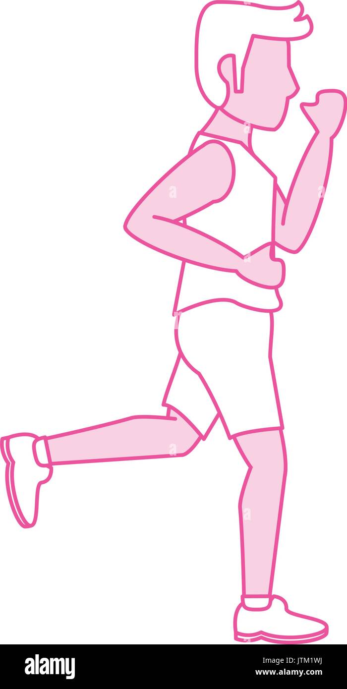 running vector illustration Stock Vector Image & Art - Alamy