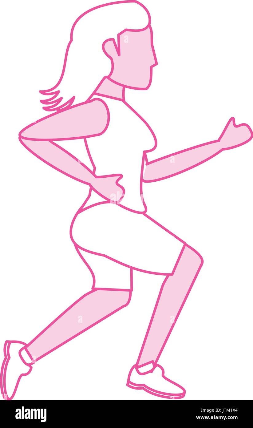 running vector illustration Stock Vector Image & Art - Alamy