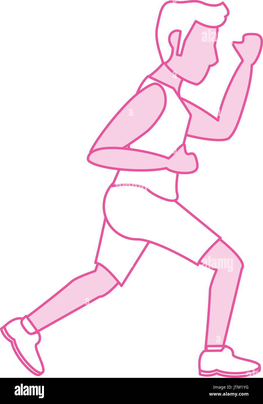 running vector illustration Stock Vector Image & Art - Alamy