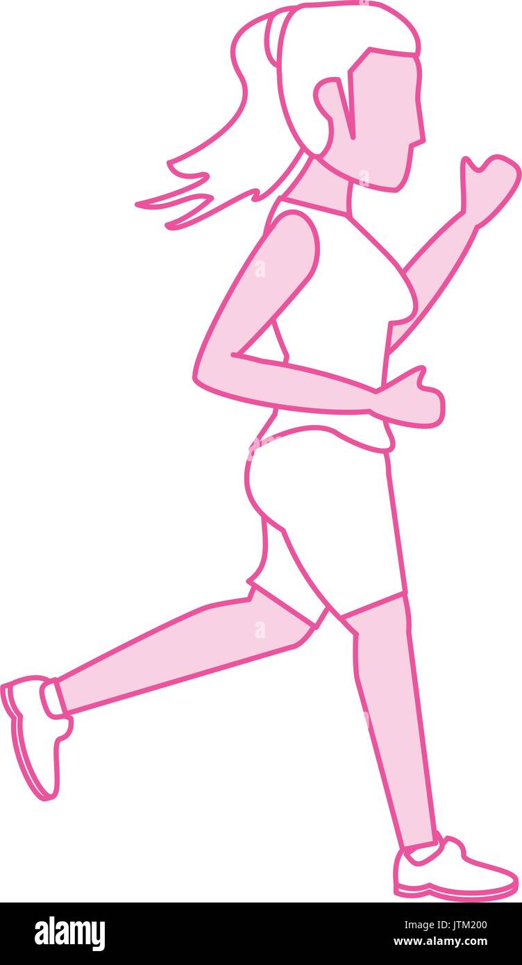 running vector illustration Stock Vector Image & Art - Alamy