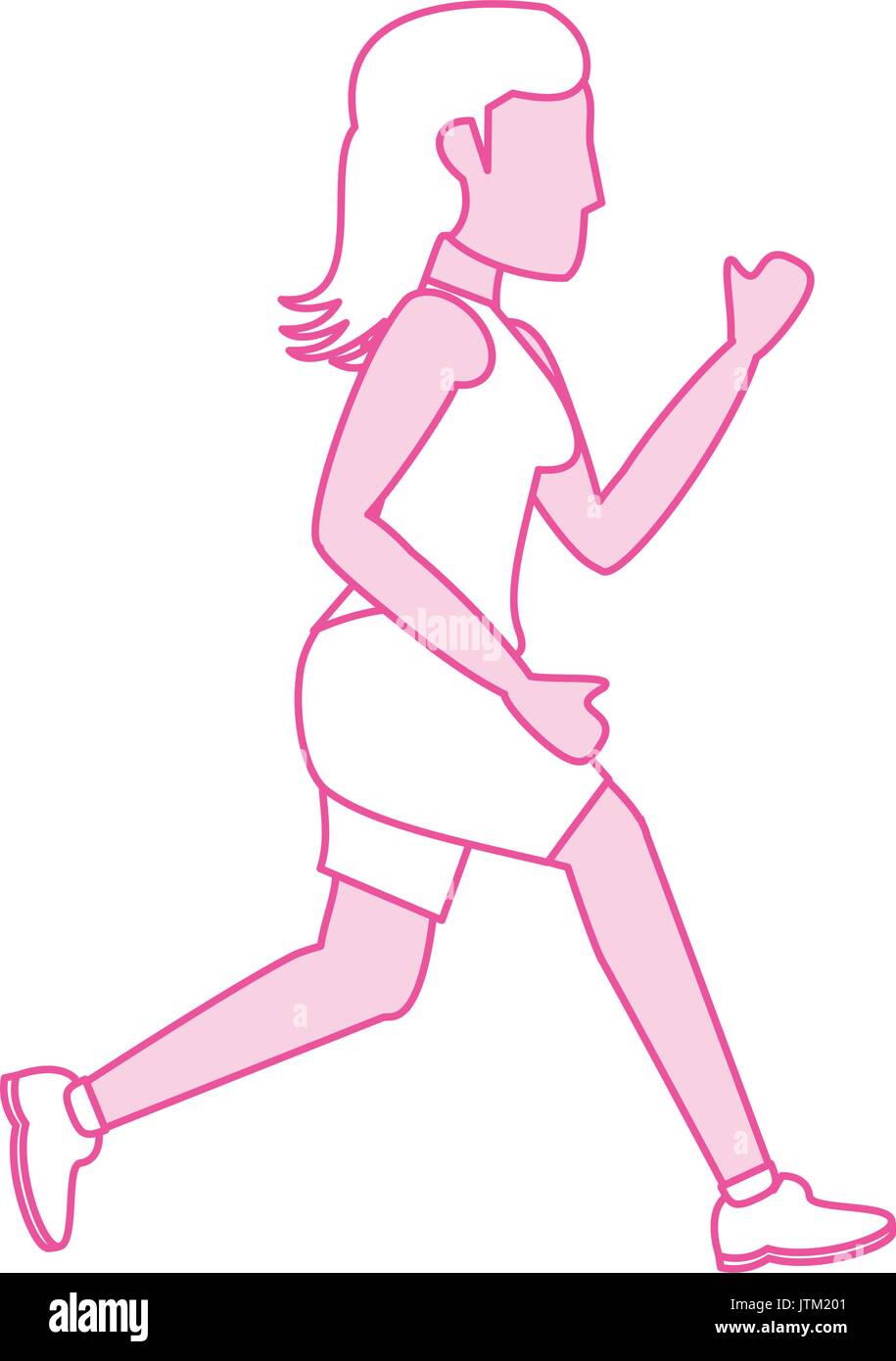 running vector illustration Stock Vector Image & Art - Alamy