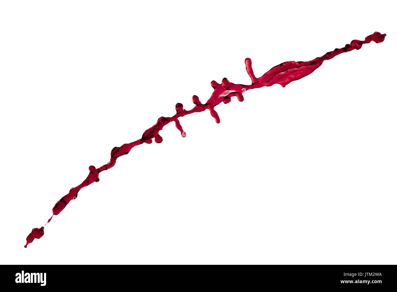 Beautiful red splash brush hi-res stock photography and images - Alamy