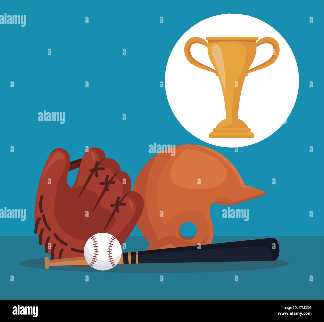 Gold glove award winner Stock Vector Images - Alamy
