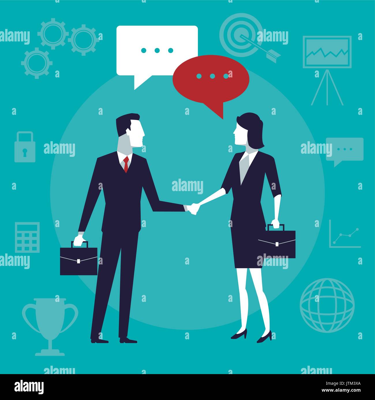 color background business growth with business people taking hands and ...