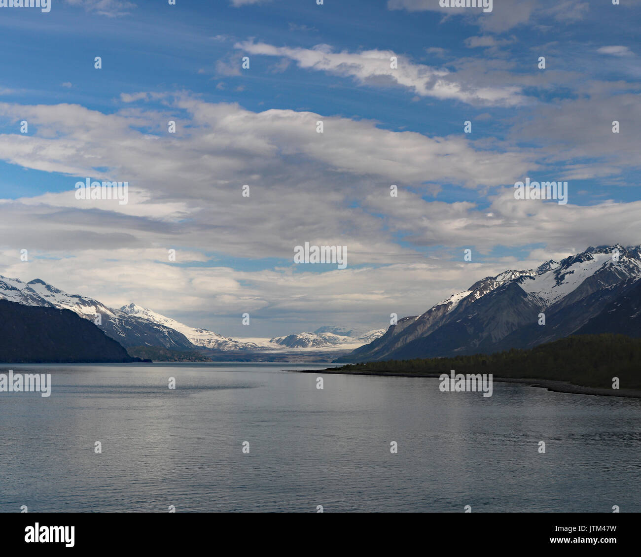 Landscape Glacier Bay Alaska Stock Photo - Alamy