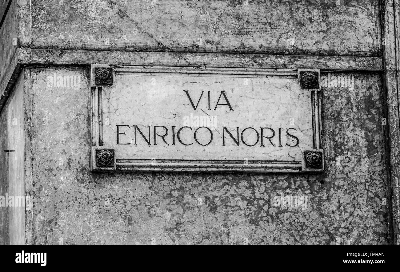 Verona sign Black and White Stock Photos & Images - Alamy