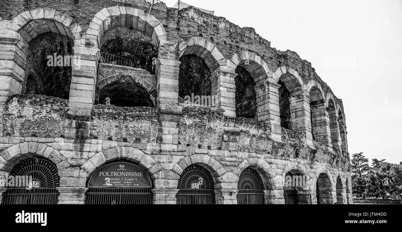 Famous Arena of Verona - open air theatre Stock Photo - Alamy
