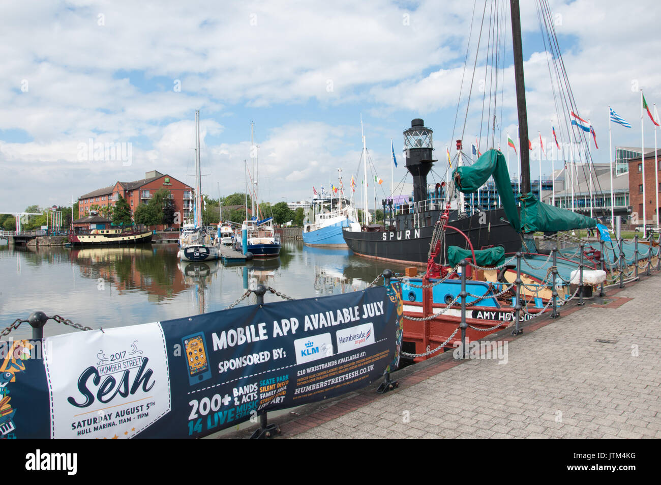 Hull UK Marina Stock Photo - Alamy