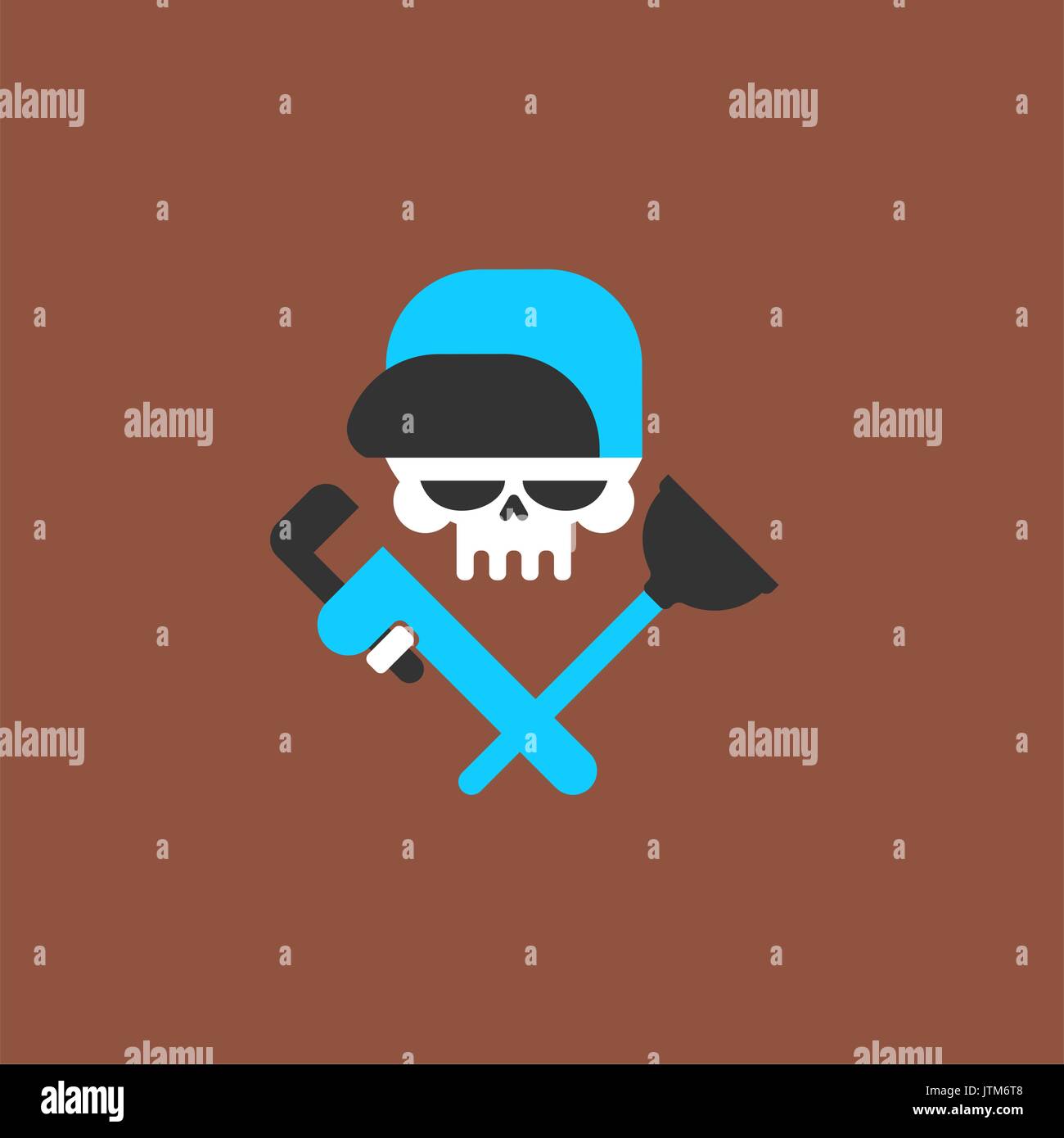 Mechanic skull wrench hi-res stock photography and images - Alamy