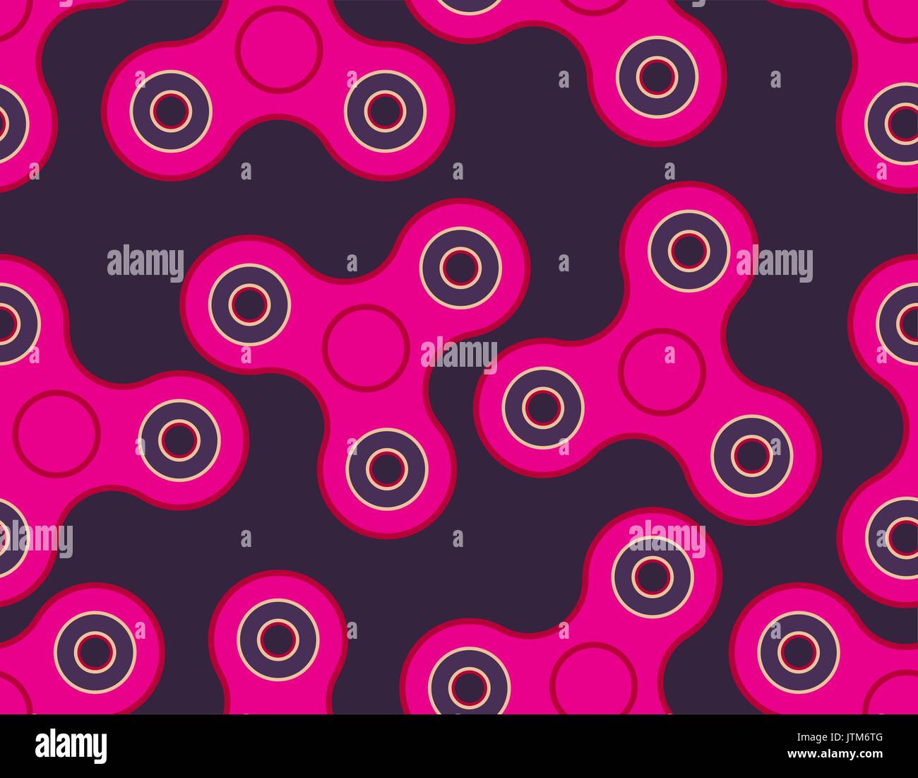 Spinner seamless pattern. Fidget finger toy texture. Anti Stress Hand ...