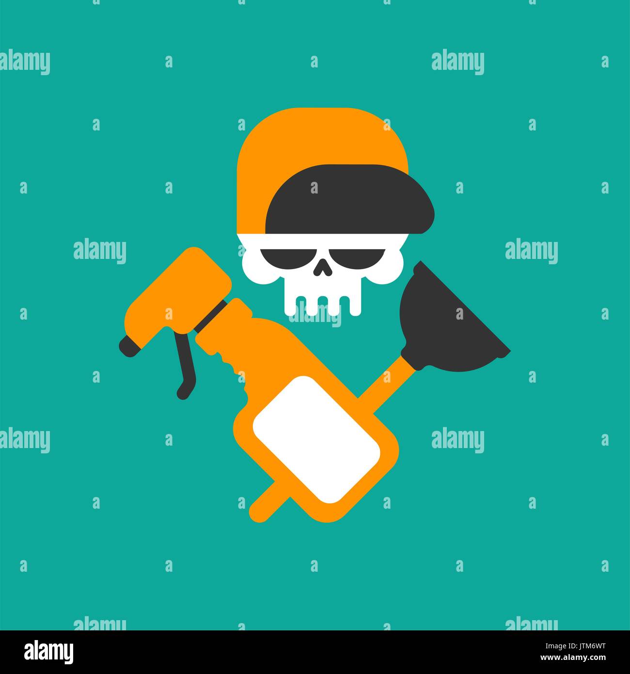 Mechanic skull wrench hi-res stock photography and images - Alamy