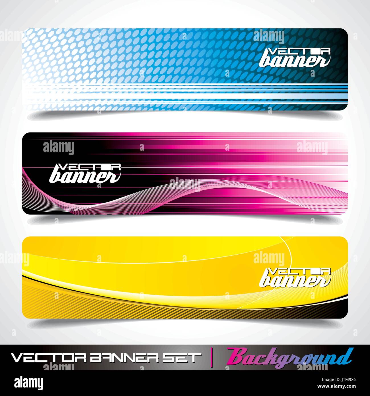 Three abstract vector banner background Stock Vector Image & Art - Alamy