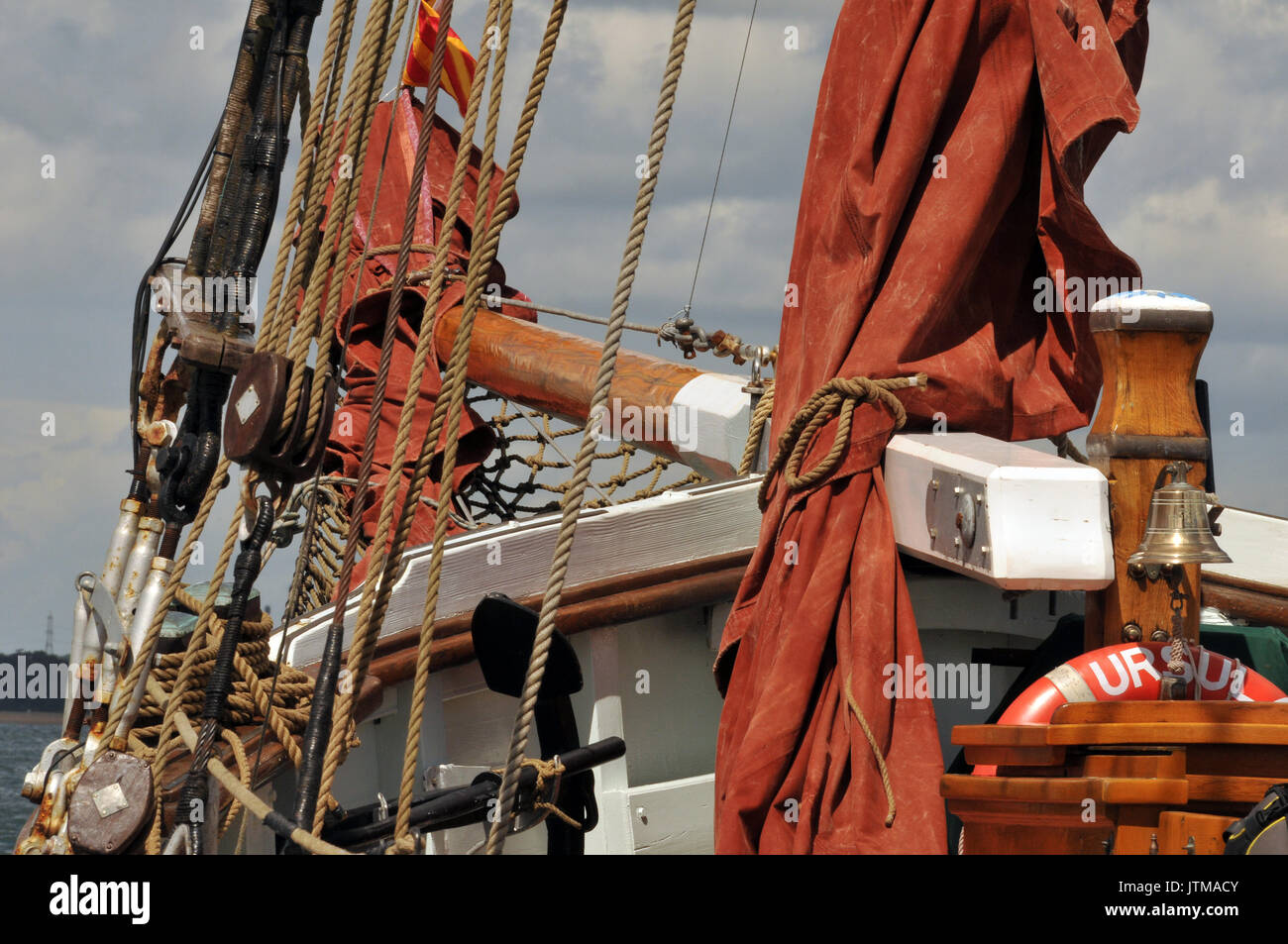 Historic Thames Barge Rigging High Resolution Stock Photography and ...