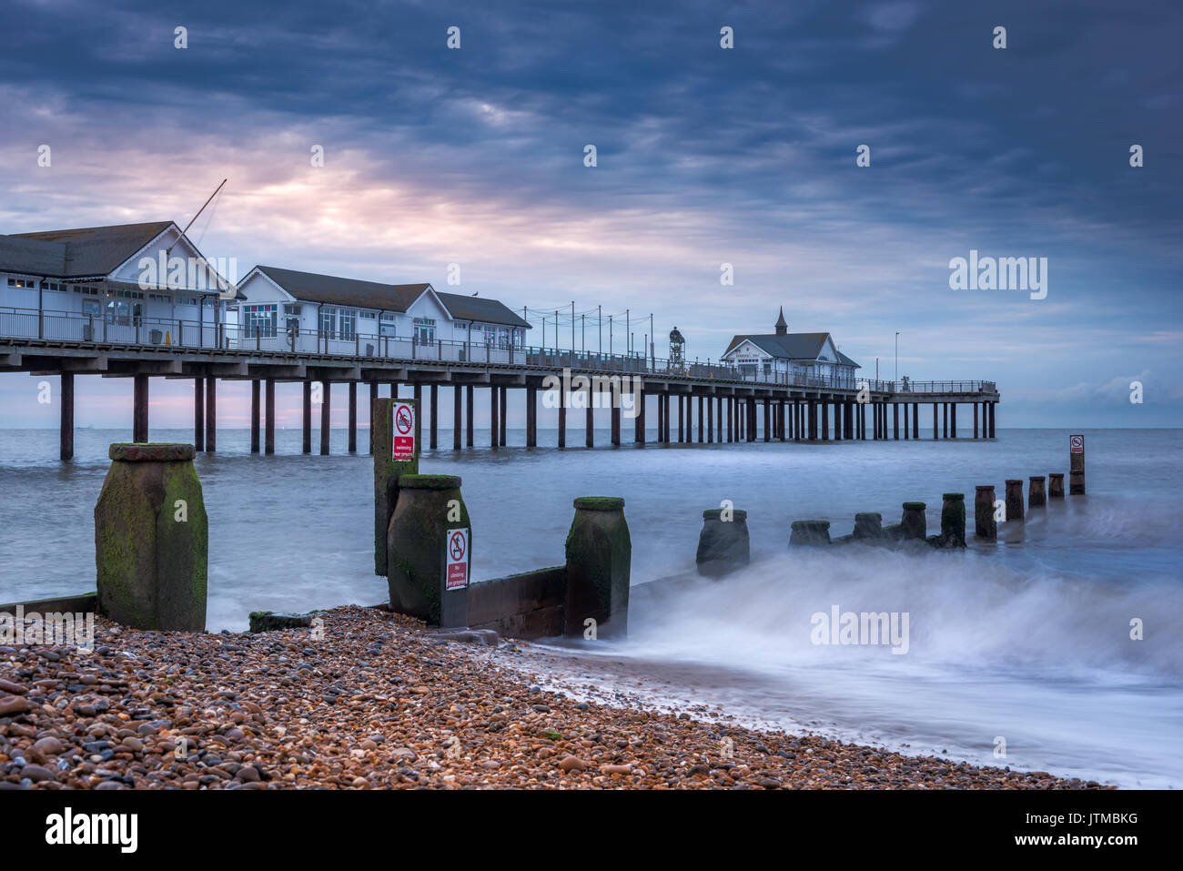 The Pier on North Parade in the popular Suffolk seaside town of ...