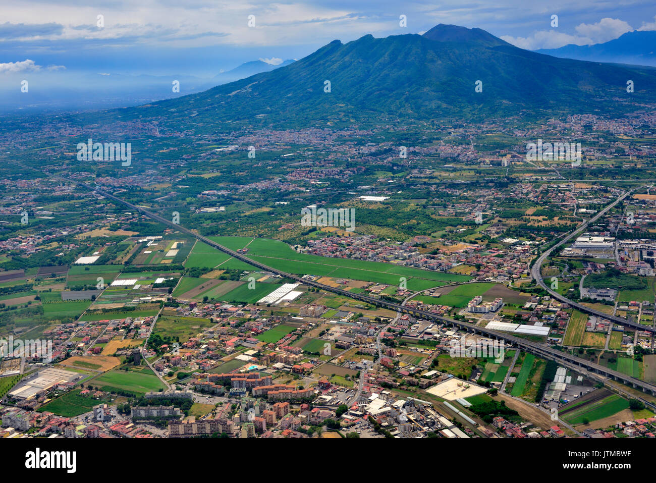 Mount vesuvius aerial hi-res stock photography and images - Alamy