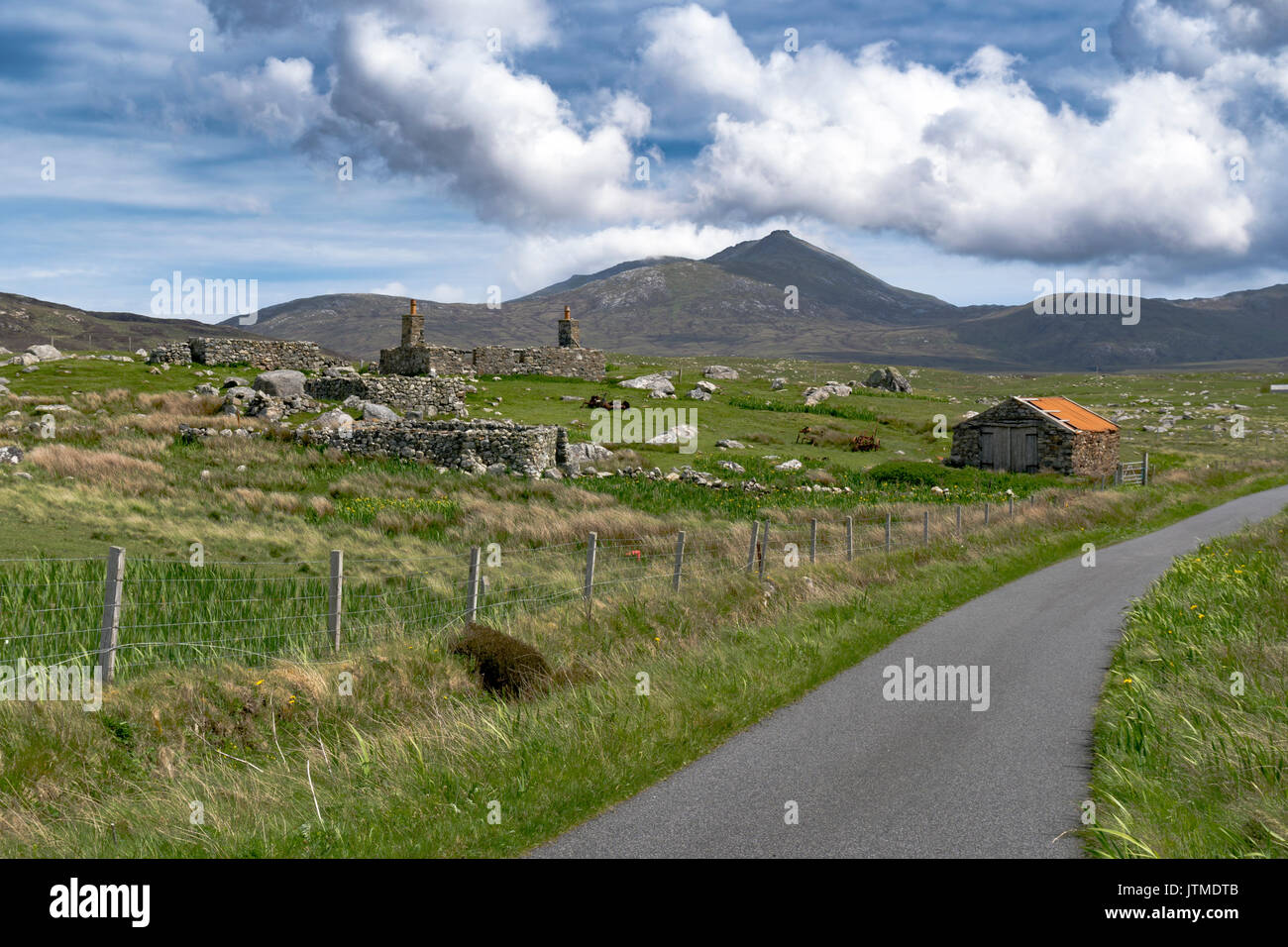 Hebridean Way Cycle Route Stock Photo - Alamy