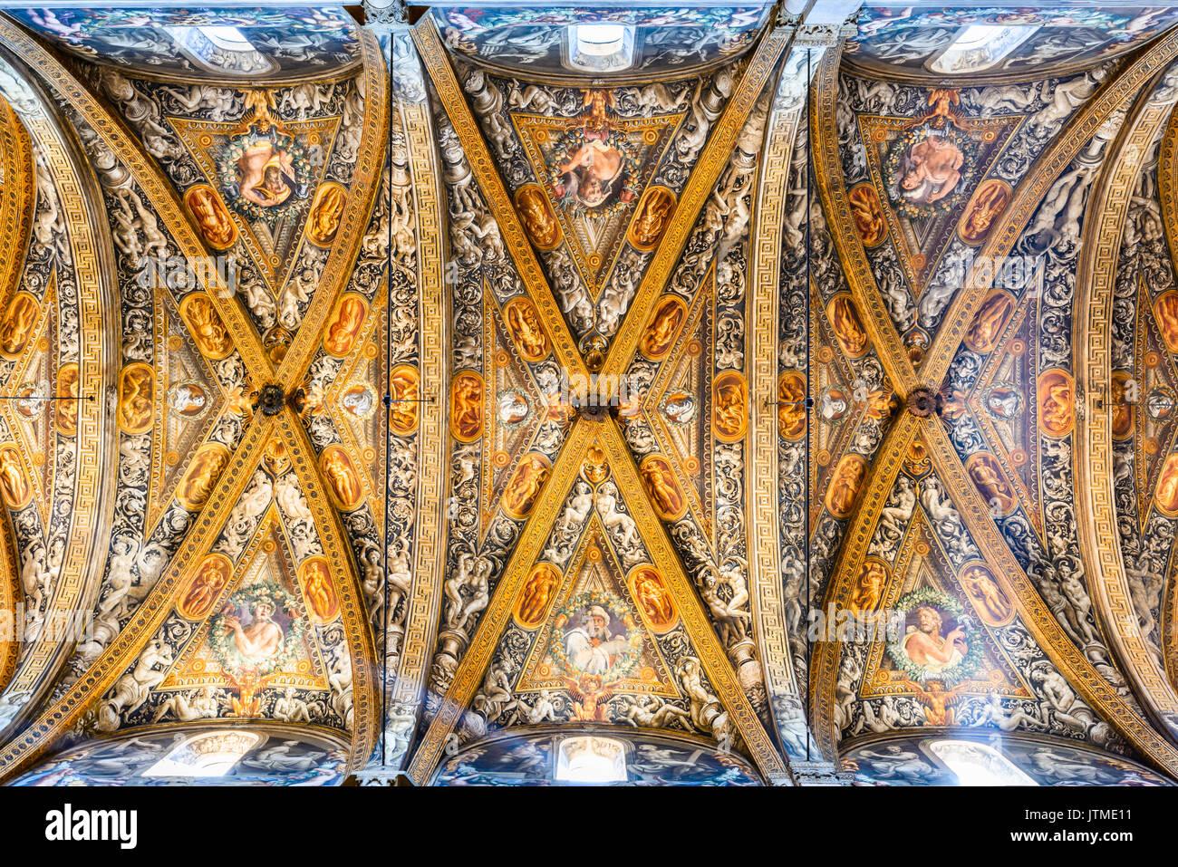 PARMA, ITALY - 4 JUNE 2017: Parma, Italy - Interior of Catedrale de ...