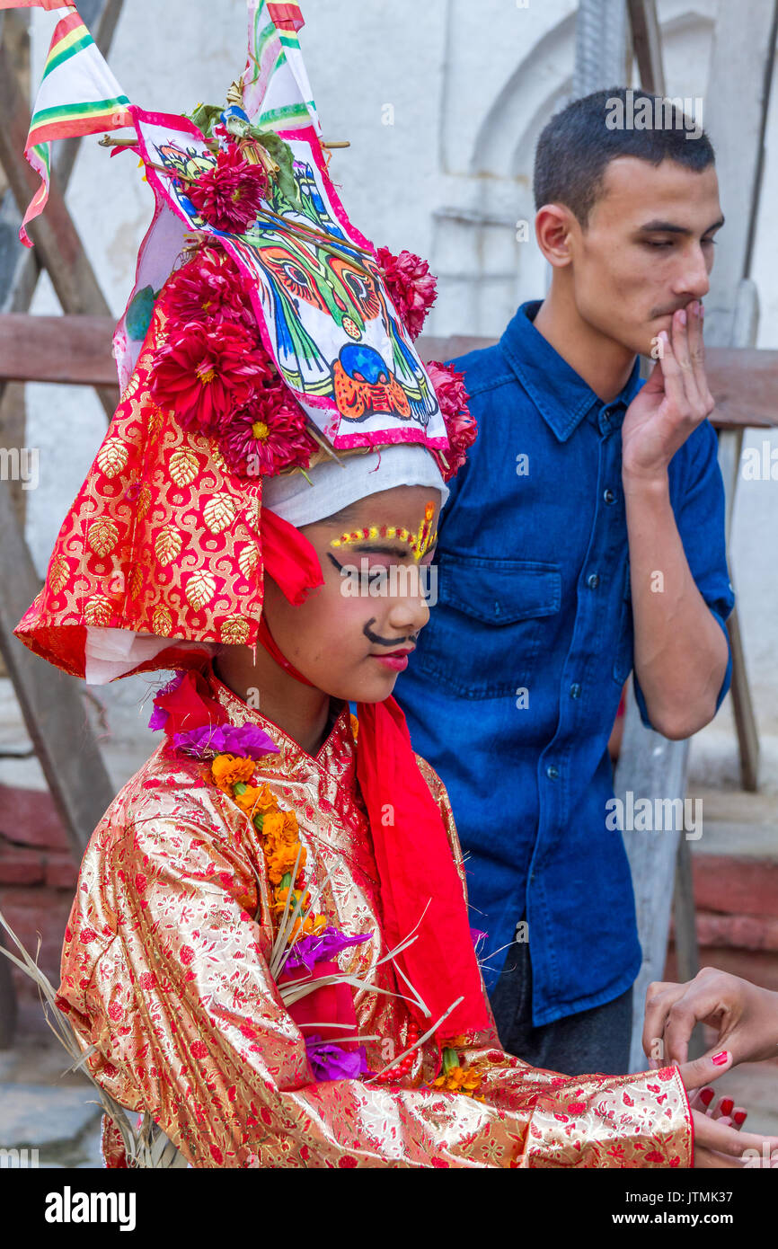 Nepal Kathmandu Gai Jatra High Resolution Stock Photography and Images ...
