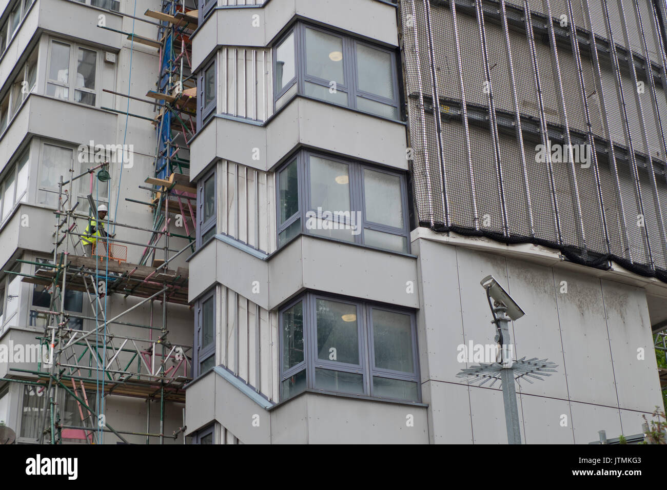 Grenfell Tower type cladding considered fire risk being removed from ...