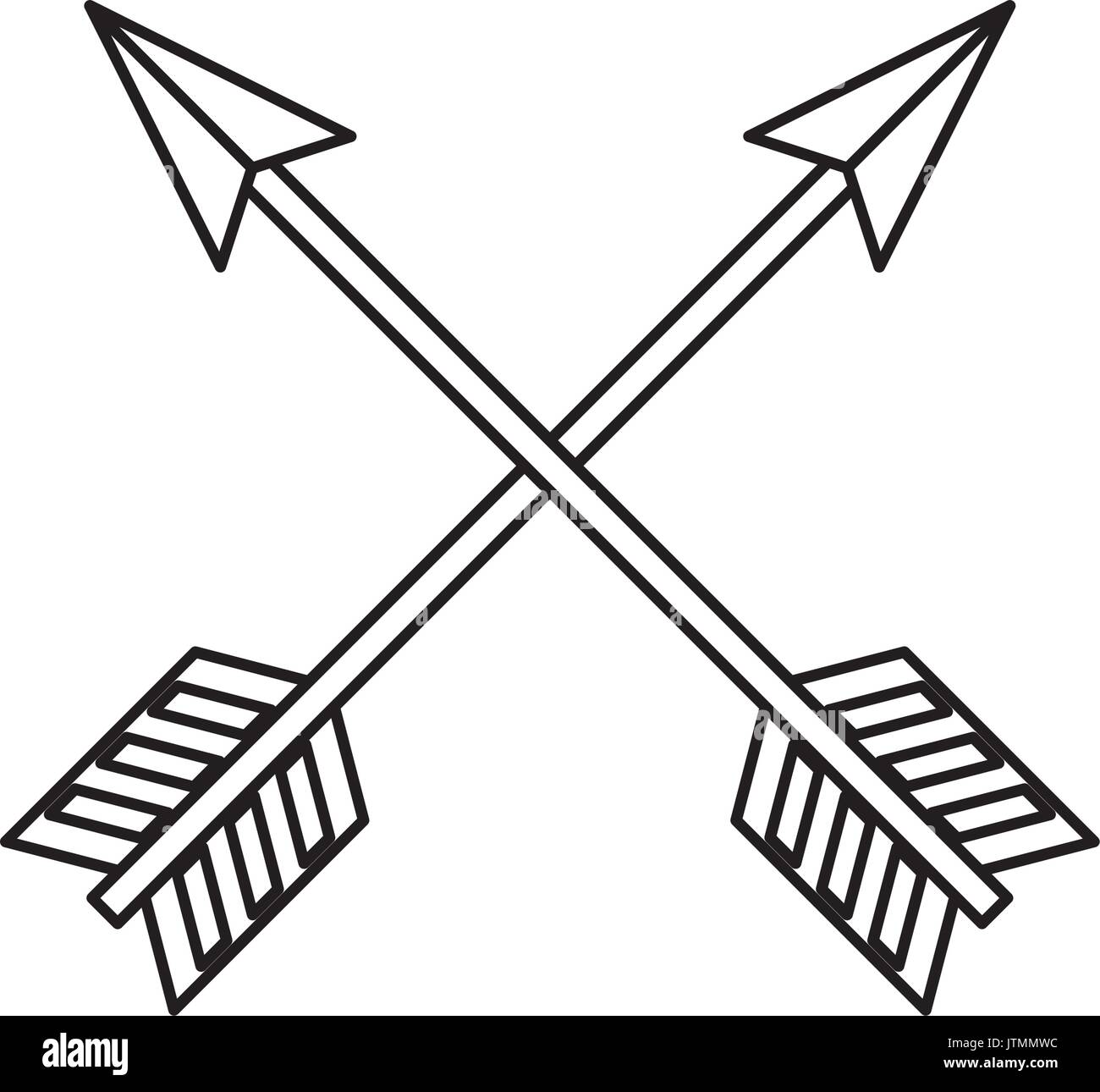 Arch bow arrow Stock Vector Image & Art - Alamy