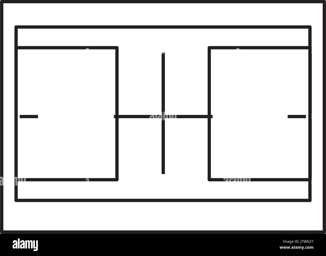 Tennis field symbol Stock Vector Image & Art - Alamy