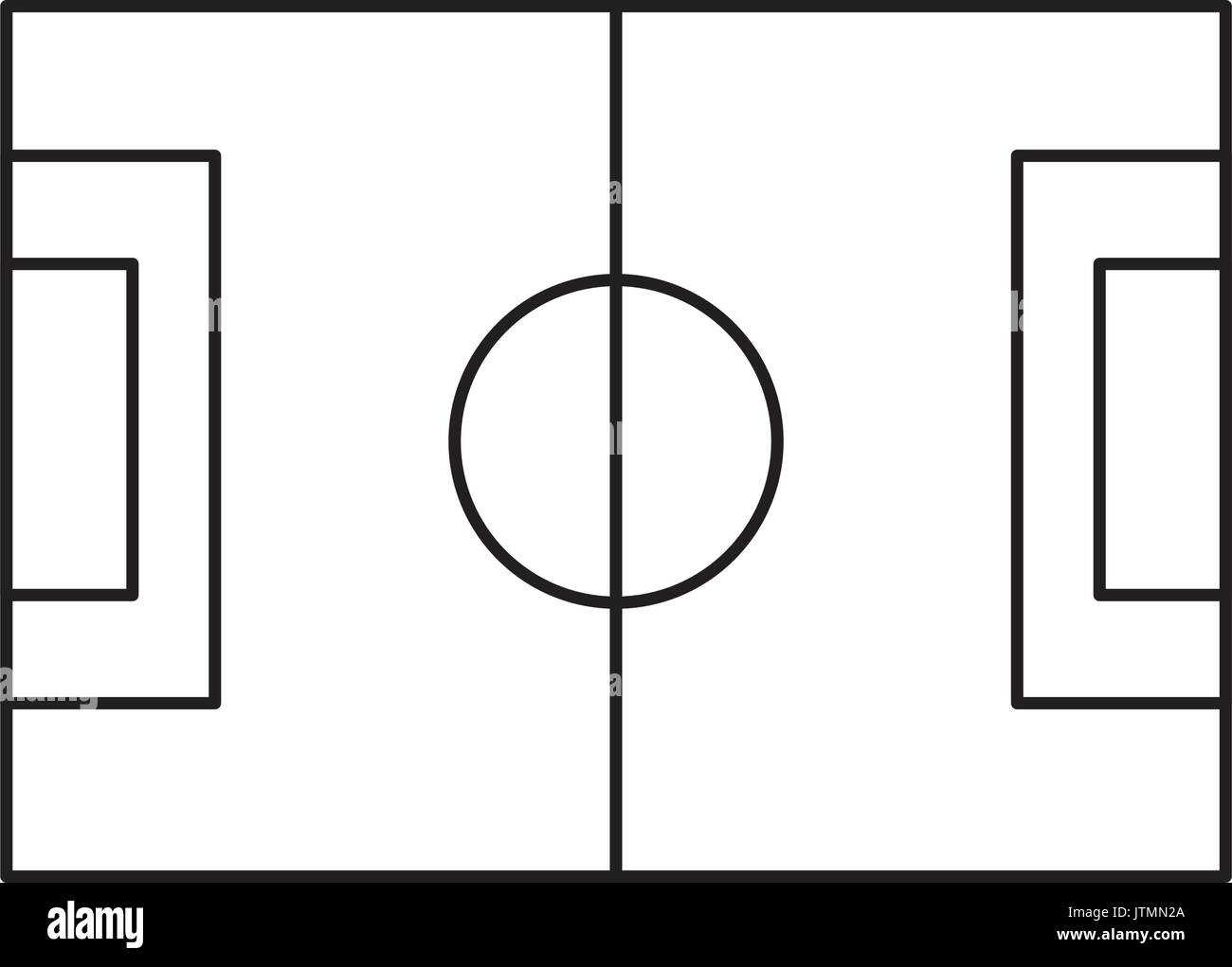 Soccer field symbol Stock Vector Image & Art - Alamy