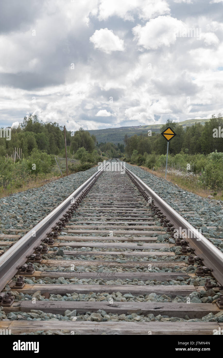 Train rails hi-res stock photography and images - Alamy