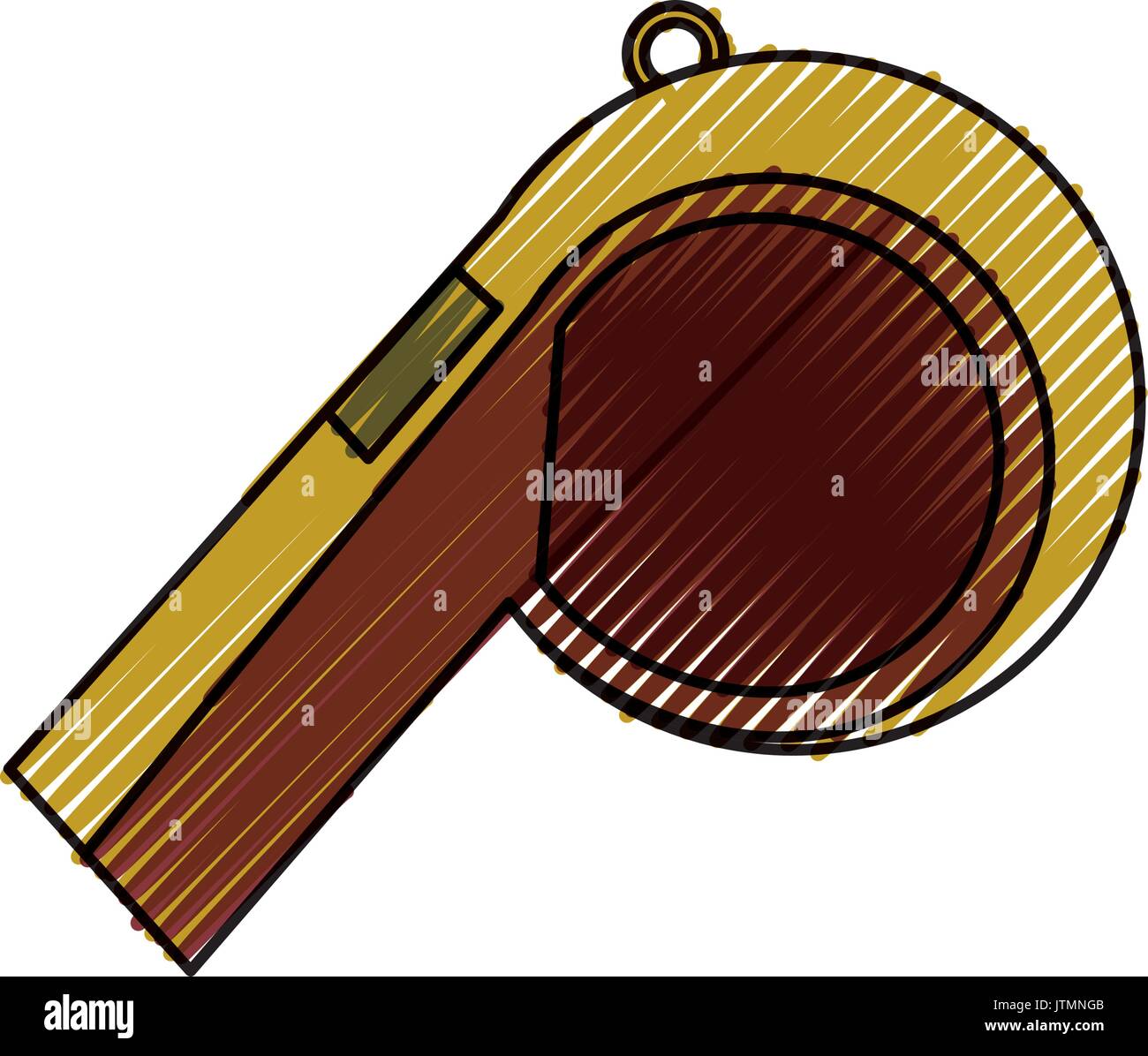 Sport whistle referee Stock Vector Image & Art - Alamy