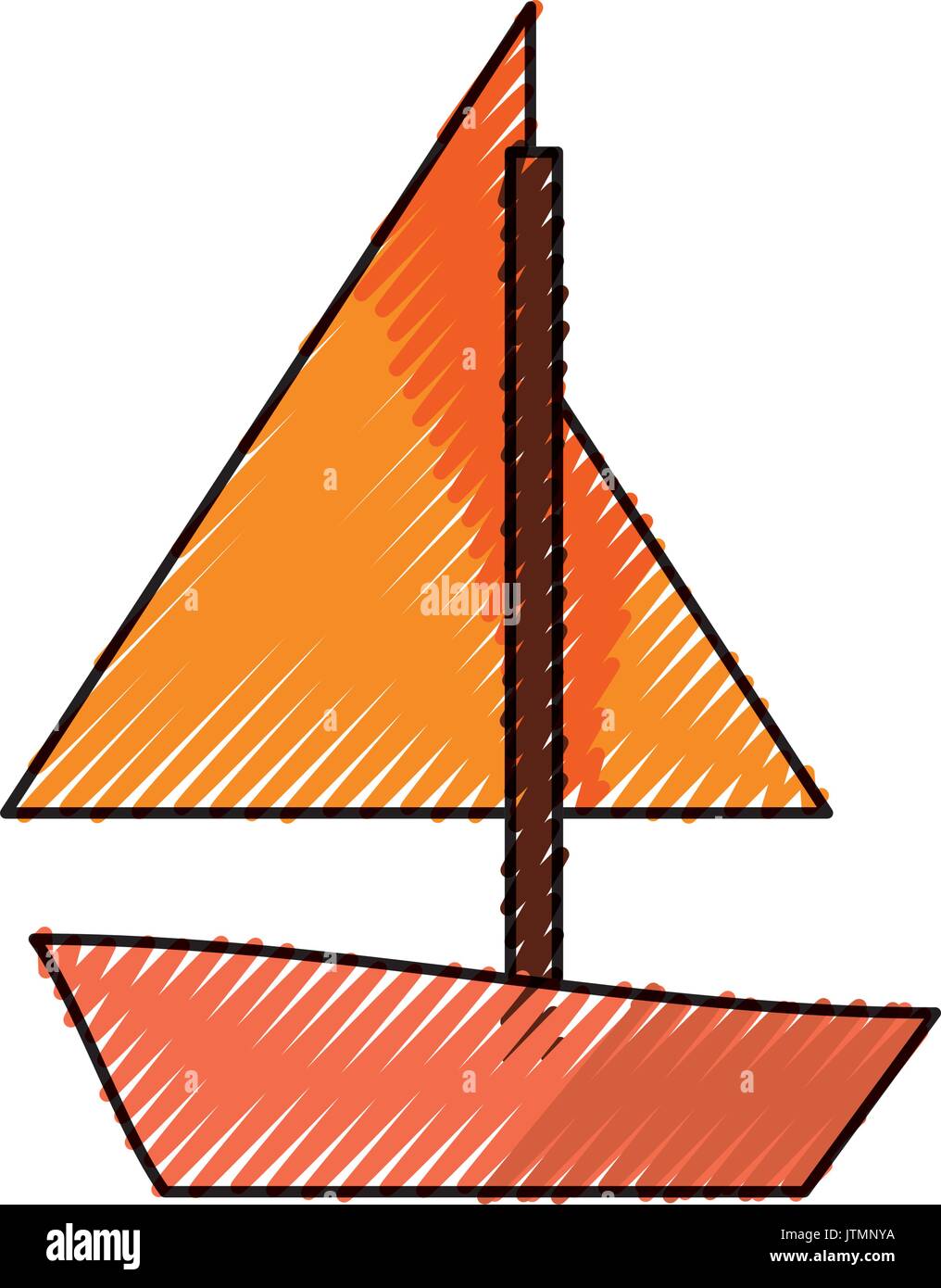 Sail boat symbol Stock Vector Image & Art - Alamy