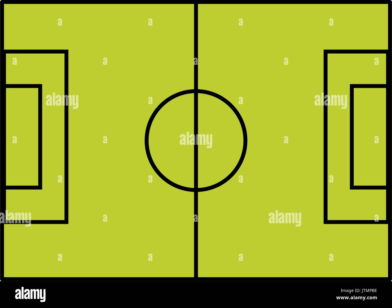 Soccer field symbol Stock Vector Image & Art - Alamy