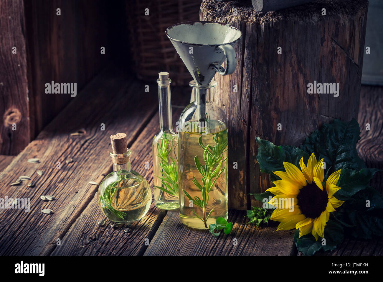 Vintage virgin oil machine in old basement Stock Photo - Alamy