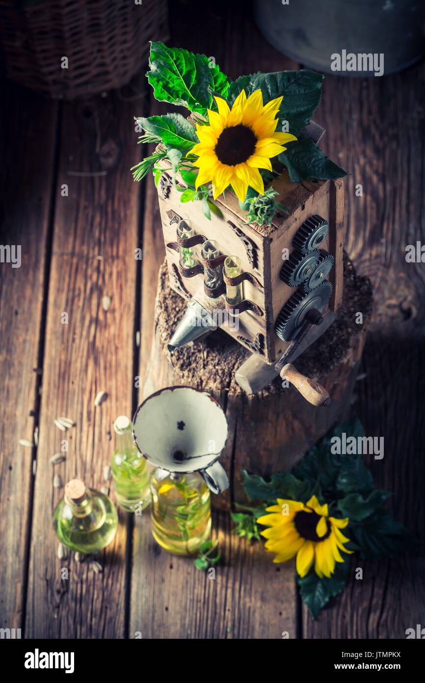 Vintage virgin oil machine hi-res stock photography and images - Alamy