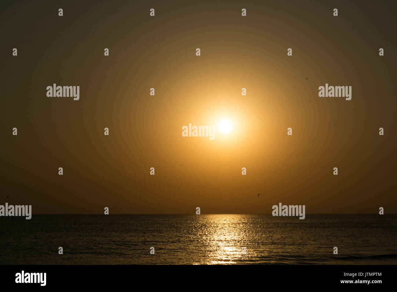 Golden sunset on seaside hi-res stock photography and images - Alamy