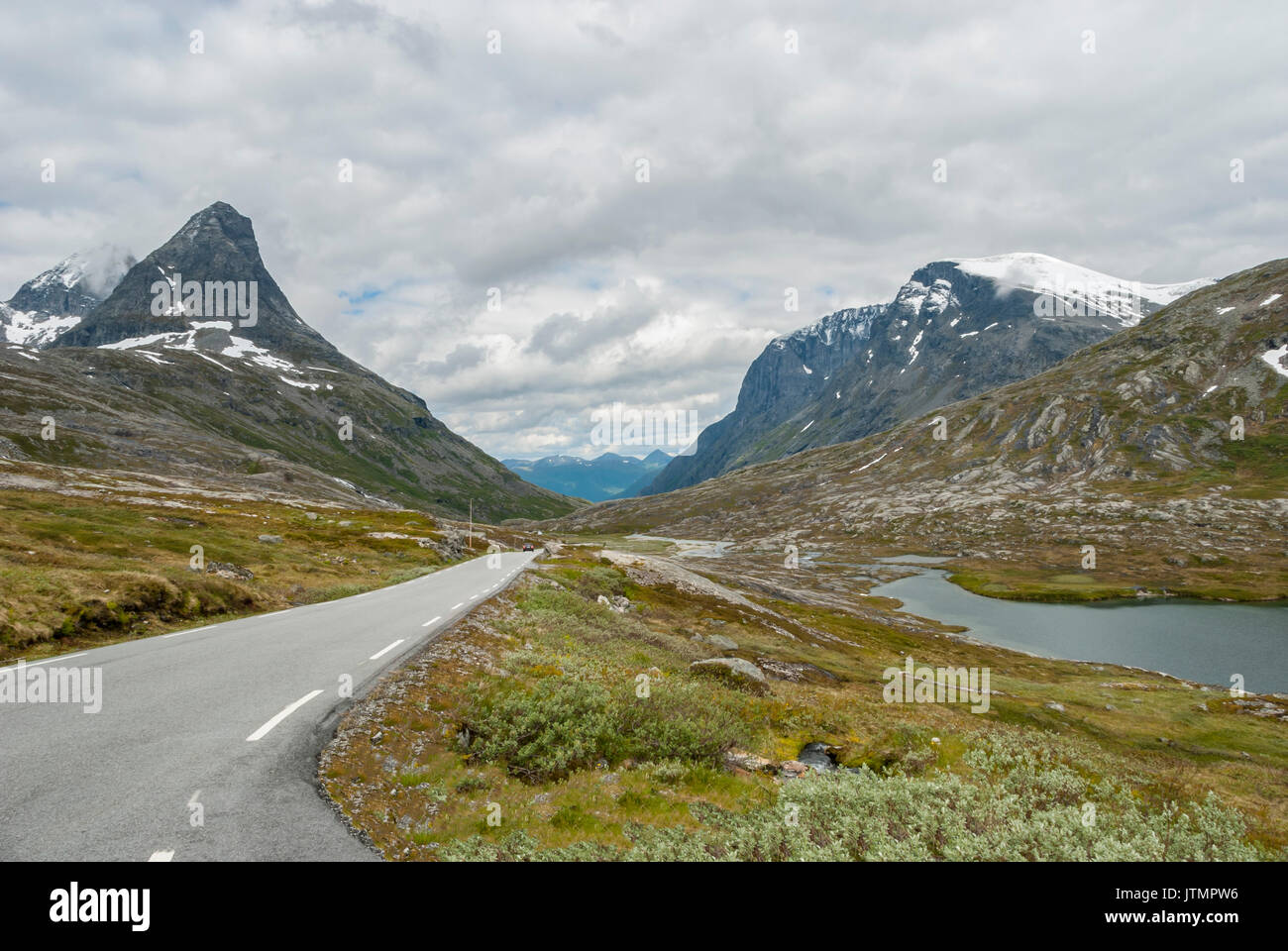 Norwegian mountains near trollstigen hi-res stock photography and ...